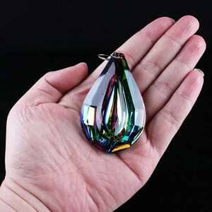 H&D 76 mm Crystal Prism Suncatcher pre Windows, Rainbow Maker Závesné ...