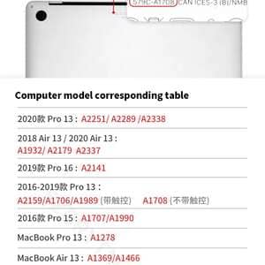 Vysokokvalitné puzdro na notebook pre MacBook Air 13 A2337 A2338 M1 ...
